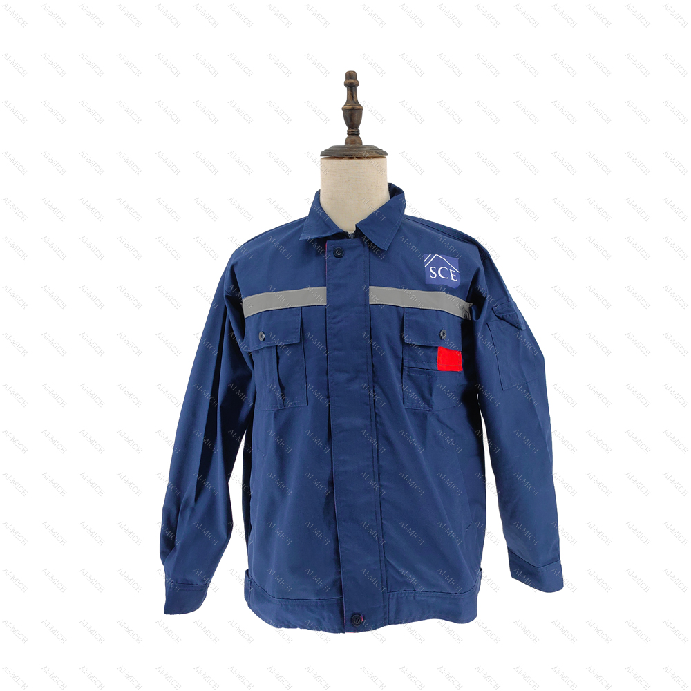 AI-MICH Summer Cotton Work Clothing Hi Vis Long Sleeves Reflective ...